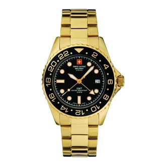 Swiss Alpine Military 7052 Quarz-Uhr - - Accessories - Herren - Gelb - ONE SIZE