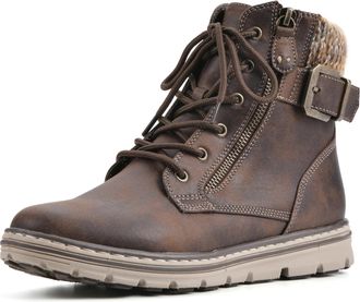 White Mountain Damen Kelsie Wanderstiefel, Braun/Stoff, 36.5 EU