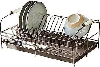 Loberon &Eacute;gouttoir &agrave; vaisselle Nara, marron