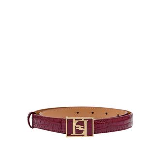 Elisabetta Franchi Femme, Accessoires, Rouge, Taille: L Ceinture &Eacute;l&eacute;gante et Tendance avec Boucle