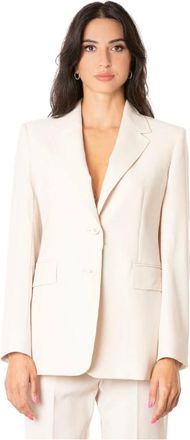 Max Mara Magma Blazer - Femme - Vestes - Blanc - Taille: 40 FR