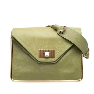 Chlo&eacute; Pre-owned The Sally Shoulder Bag - Femme - Pre-owned - Vert - Taille: ONE Size