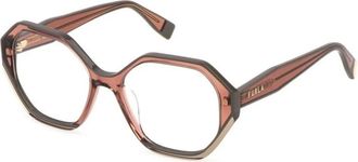 Furla Femme, Accessoires, Brun, Taille: 53 MM Vfu829V 0805 Optical Frame