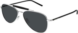 Saint Laurent unisex, Accessories, Grau, 57 MMGr&ouml;&szlig;e