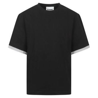 Jil Sander Homme, Tops, Noir, Taille: M Jil Sander T-shirts et Polos