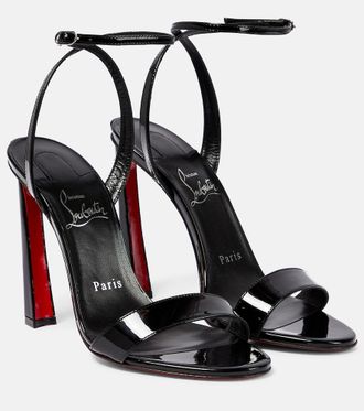 Christian Louboutin Sandalen Condorapik Queen 100 aus Lackleder