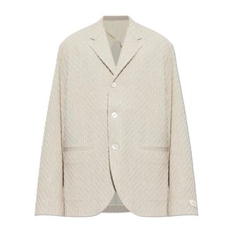 Jacquemus Veste Blazer mit Einzelschlitz - - Jackets - Herren - Beige - M