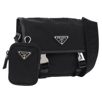 Prada unisex, Pre-owned, Noir, Taille: ONE Size Sac bandouli&egrave;re vintage Pre-owned