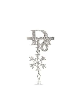 Dior bague &agrave; design de neige (ann&eacute;es 2010) - Argent