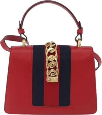 Gucci Sac &agrave; main vintage Pre-owned - Femme - Pre-owned - Rouge - Taille: ONE Size