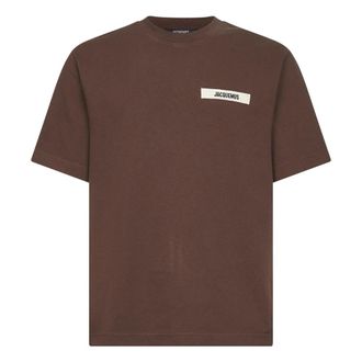 Jacquemus Jacquemus T-Shirts und Poloshirts - - Tops - Herren - Braun - XS