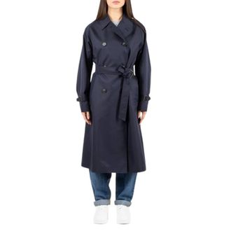 Max Mara Femme, Manteaux, Bleu, Taille: 44 FR Canasta Trench