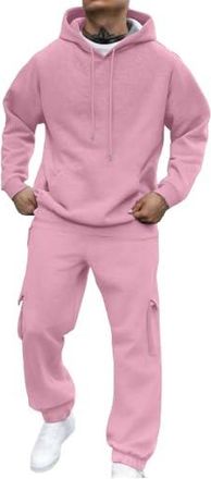 Generic Survetement Homme,Jogging Ensemble Respirant et Confortable, Surv&ecirc;tement Homme, Sweat &agrave; Manches Longues et Sportswear pour Gym et Jogging &Eacute;l&eacute;gant Comb