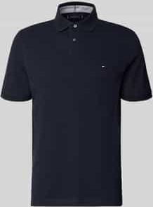 Tommy Hilfiger Regular Fit Poloshirt mit Logo-Stitching