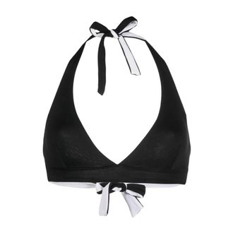 Fisico Reggiseno Triangolo - - Swimwear - Damen - Schwarzk - S