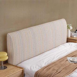 Generic Kopfteil Bezug Staubschutzh&uuml;lle aus Baumwoll-Leinen-Mischgewebe f&uuml;r Queen King Size Betten, komplett Bettkopfteil Bezug Staubschutzh&uuml;lle f&uuml;r Schlafzim