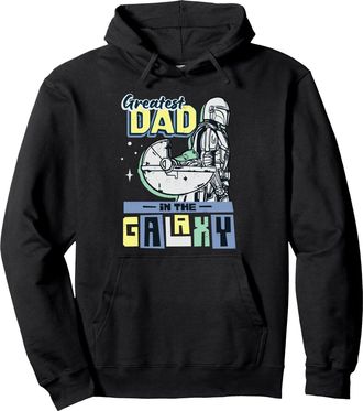Star Wars The Mandalorian & Grogu Greatest Dad in The Galaxy Pullover Hoodie