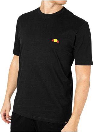 Ellesse Logo Patch T-Shirt - - Tops - Herren - Schwarzk - L