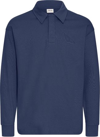 Solid Sweatshirt mit Polokragen