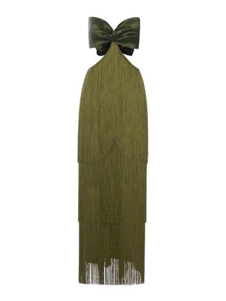 Bless Maxi Robe - Vert