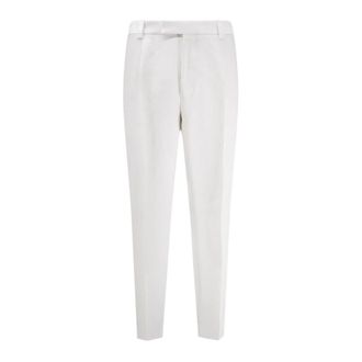 HUGO BOSS Slim-Fit-Hose - - Trousers - Herren - Wei&szlig; - S