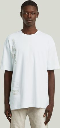 G-Star Stencil Relaxed T-Shirt - Wei&szlig; - Herren