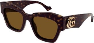 Gucci Stilvolle Sonnenbrille f&uuml;r deinen perfekten Look - - Accessories - unisex - Braun - 55 MM