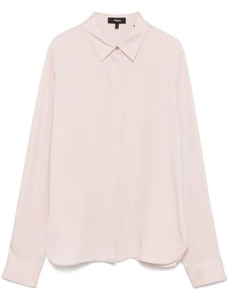 Theory blouse en soie - Rose