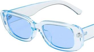 Generic Lunettes De Soleil À Monture Carrée Tendance Lunettes De Soleil Polarisées For Hommes Et Femmes For La Conduite En Plein Air Et Les Déplacements(Blue)