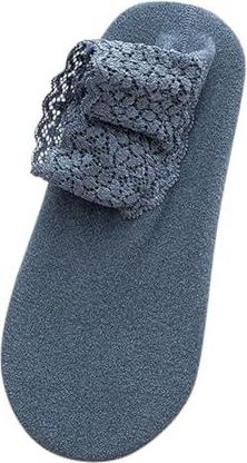 Generic Chaussettes Femme Chaussettes Chaudes Femme Chaussettes Thermiques Femme De Classique Basses Dentelle &Eacute;paisses Semelle Silicone Antid&eacute;rapante Amples E