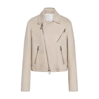 Dondup Femme, Vestes, Beige, Taille: 40 FR Chiodo Jacket