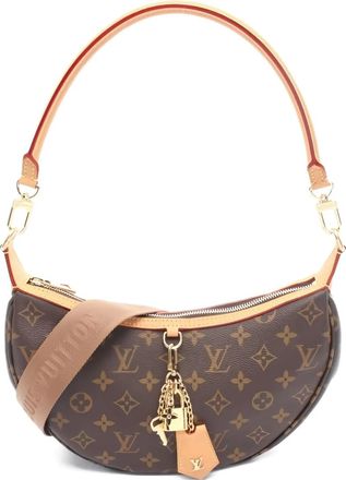 Louis Vuitton sac porté épaule Looping monogrammé - Marron