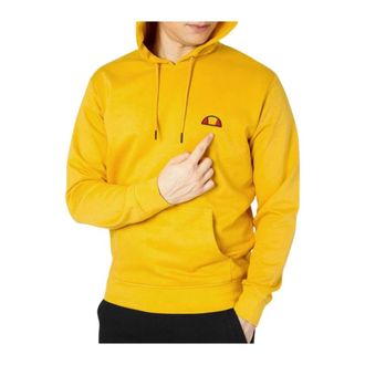 Ellesse Gelbes Hoodie mit Patch-Logo - - Sweatshirts & Hoodies - Herren - Gelb - L
