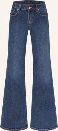 7 For All Mankind Flared Jeans Low Flare blau