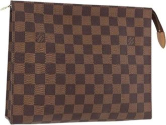 Louis Vuitton Sac pochette vintage doccasion - Femme - Pre-owned - Brun - Taille: ONE Size