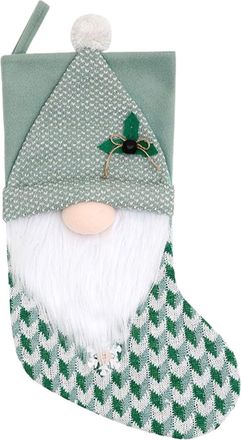 Generico Weihnachtsstrumpf-Dekoration | gestrickte Weihnachtsstrümpfe für Weihnachtsbaum | Süßigkeitentasche Party Snacks Kuchen Tisch Münzen Tür Fenster