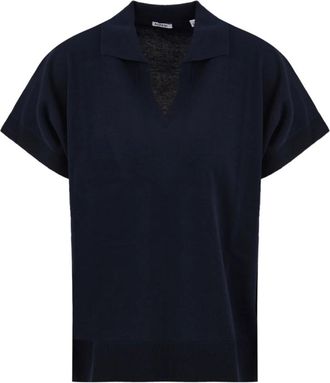 Aspesi Femme, Tops, Bleu, Taille: 38 FR Polo Chemises