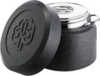 Schulte Ufer Romana i Thermotopf, Thermobox, Topf, Schmortopf, Gartopf, Edelstahl 18/10, 18 cm Durchmesser, Silber