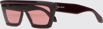 Alaia Lunettes de soleil ail-de-chat en ac&eacute;tate noir avec verres color&eacute;s