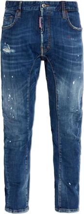 Dsquared2 Homme, Jeans, Bleu, Taille: XS Biker Jeans