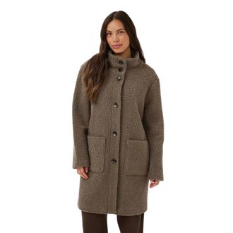 Saint Tropez FerddySZ Wollmantel - - Coats - Damen - Braun - S