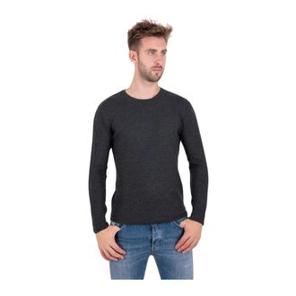 Paolo Pecora Crew Hals Pullover - - Knitwear - Herren - Grau - S