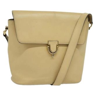 Celine Pre-owned Cuir sacs-celine - Femme - Pre-owned - Beige - Taille: ONE Size