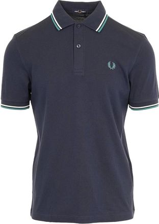 Fred Perry Homme, Tops, Bleu, Taille: L Twin Tipped Shirt