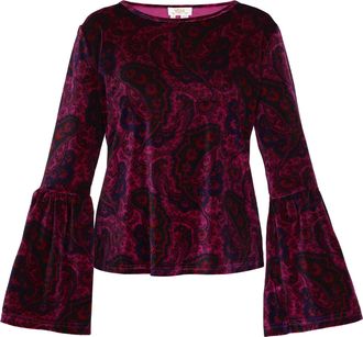 Usha Bluse Frauen violett mehrfarbig