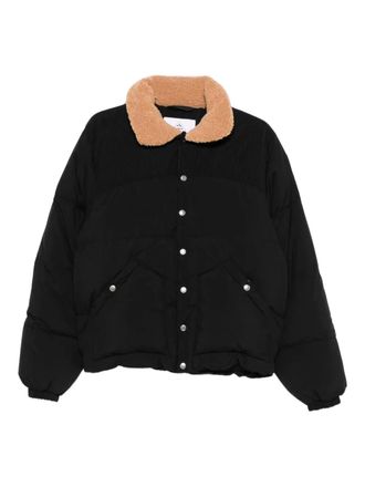 Pyrenex veste Fiery à col en velours côtelé - Noir