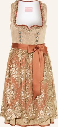 Krüger Krüger Dirndl Marike Mit Perlen braun