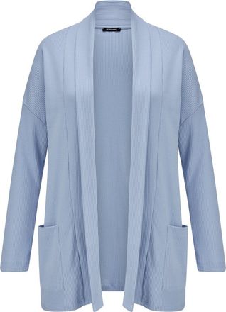 Peter Hahn Long-Jacke Schalkragen Peter Hahn blau