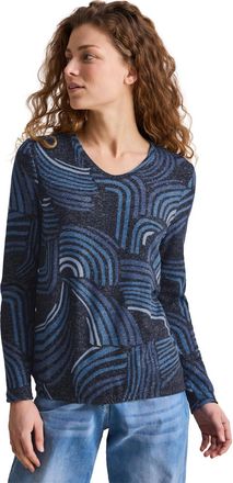 Cecil Kuscheliges Shirt mit Print