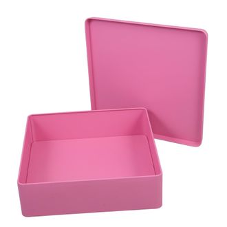 Angoily Gro&szlig;e Dekorative Aufbewahrungsbox aus Wei&szlig;blech mit Sicherem Deckel Quadratische Metalldose f&uuml;r K&uuml;che und Haushalt Vielseitiger Vorratsbeh&auml;lter f&uuml;r Ke